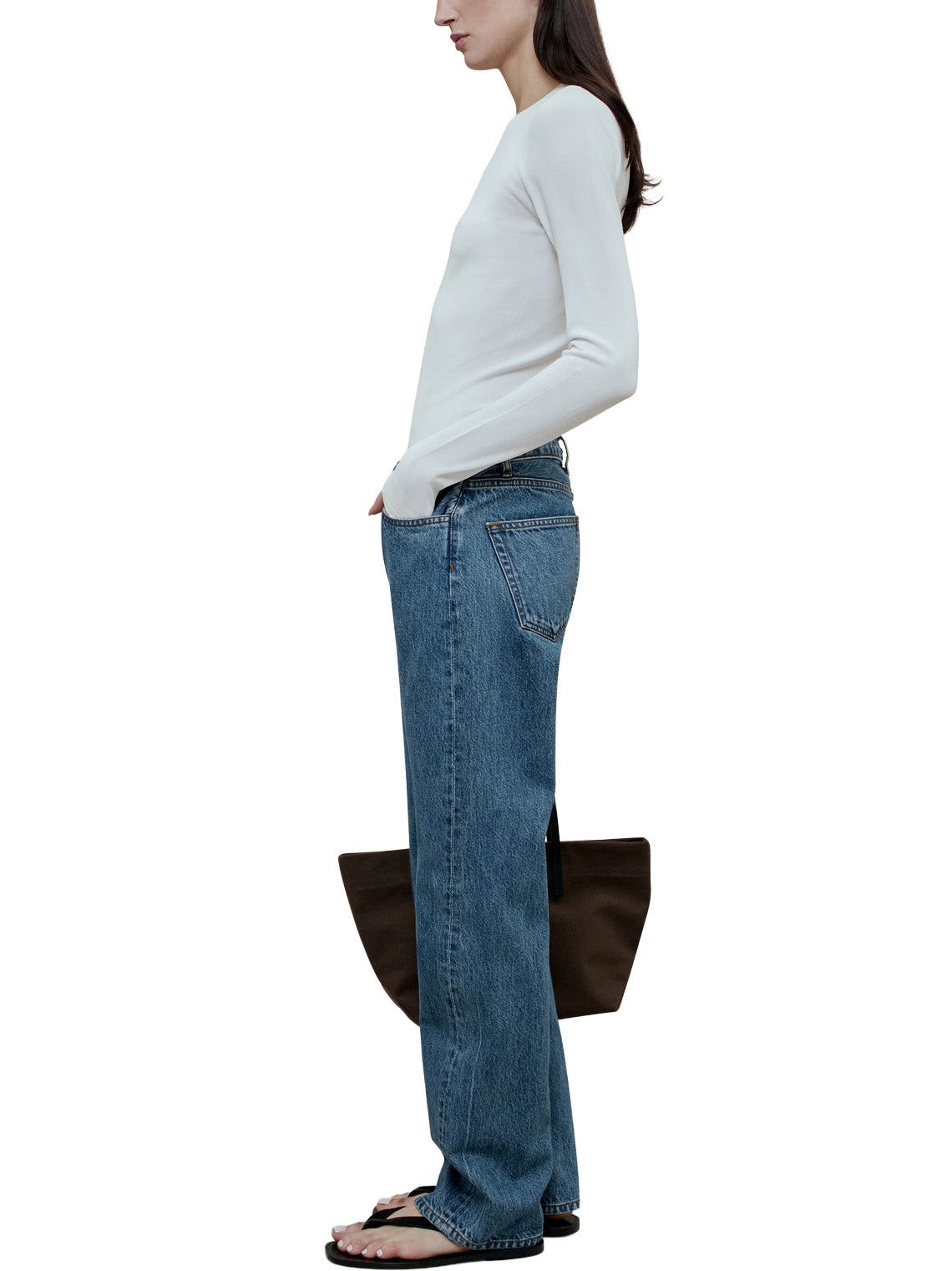 Adina Low Rise in Dark Stonewash | KALLMEYER – pamela robbins