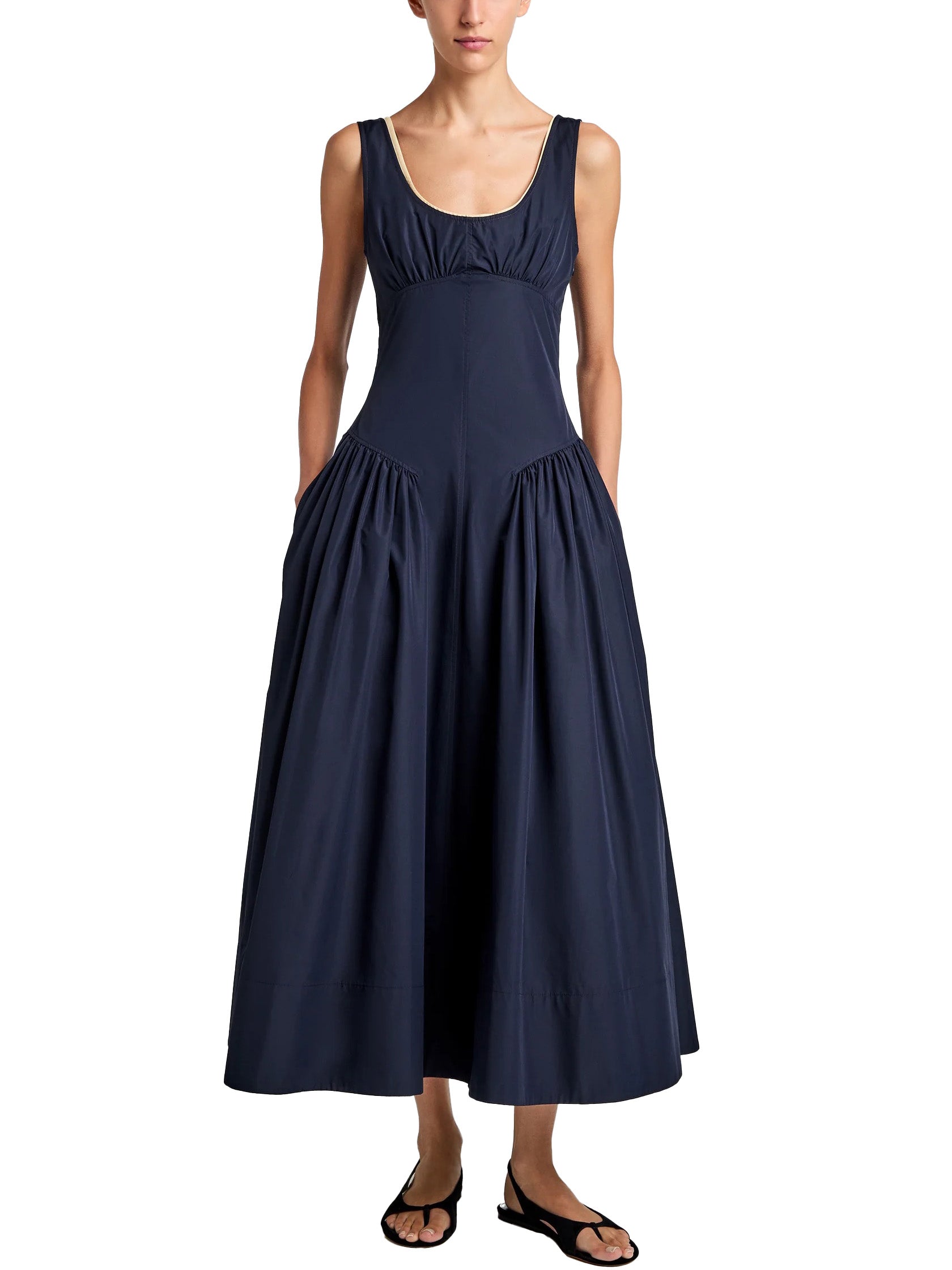 Kendall Dress in Tech Cotton | Proenza White Label – pamela robbins